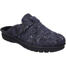 Josef Seibel Damen Hausschuh "Metz 390, dunkelblau-multi", Gr. 41, blau, Obermaterial: 100% Textilmaterial TEXMAT., Schuhe