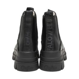 Buffalo Damen Stiefel "Buffalo ASPHA CHELSEA WARM - VEGAN BOX - BLACK", Gr. 42schwarz, Kunstfaser, unifarben, Schuhe