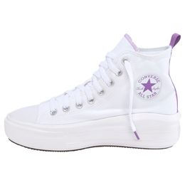 Converse M&auml;dchen Plateausneaker "CHUCK TAYLOR ALL STAR MOVE CANVAS PLATFORM HI", Gr. 36, wei&szlig;, Textil, Schuhe