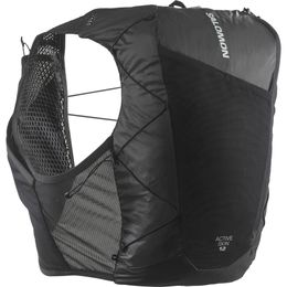 Salomon Trinkrucksack "ACTIVE SKIN 12 NO FLASKS", S, schwarz, Rucks&auml;cke