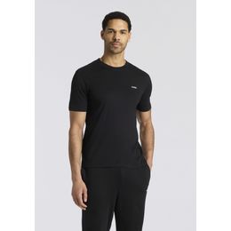Hugo Herren T-Shirt "Dero"schwarz001, Gr. M, unifarben, Single Jersey, Obermaterial: 100% Baumwolle, Shirts, Rundhalsausschnitt, Regular Fit, Basic