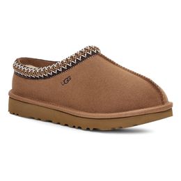 UGG Australia Clog UGG "Unisex TASMAN", M&auml;dchen, Gr. 9 (40), braun (chestnut), Textil, Veloursleder, ethno, gemustert, Schuhe Clog, Homeslippers, Pantoffel mit Warmfutter