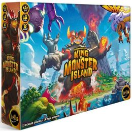 Spiel iello "King of Monster Island", bunt, Spiele, KinderB:36cm H:7cm T:25cm, Spiel, B:36cm H:7cm T:25cm