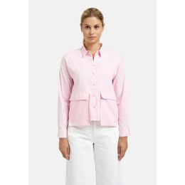 Smith & Soul SMITH & SOUL Damen Hemdblusesugar, Gr. XXL, Web, Obermaterial: 70% Baumwolle, 27% Polyester, 3% Elasthan, Blusen, mit Pattentaschen vorn