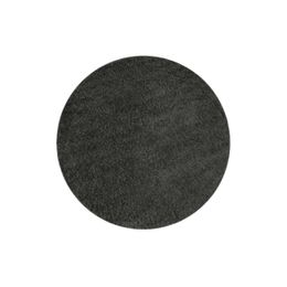 Teppich Esprit "Whisper Shag", anthrazit grau, H:30mm &Oslash;:200cm, Polypropylen, Teppiche, Teppich, Shaggy, flauschig, modern, getuftet, hochflor, Wohnzimmer, stylisch