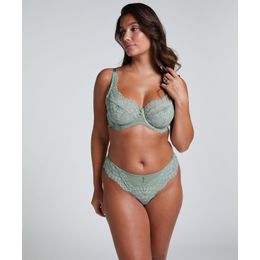 Hunkem&ouml;ller HUNKEM&Ouml;LLER Damen Hipster "Daisy Brazilian", Gr. Mgr&uuml;n, 89% Polyamid, 11% Elasthan, Unterhosen