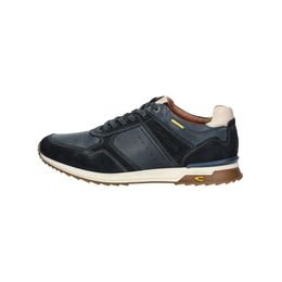 Camel Active Herren Sneaker "Camel Active Sneaker Leder", Gr. 40, blau, Leder, Schuhe