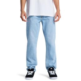 Straight-Jeans DC Shoes "Straight", Herren, Gr. 30(S) / L&auml;nge 32(M), L&auml;nge 34, indigo light, Obermaterial: 75% Walkfrottier, 25% Walkfrottier;, Jeans Straight-Jeans