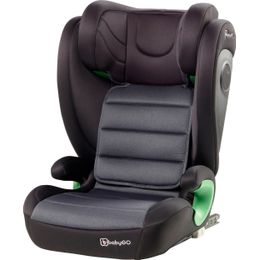 Autokindersitz BABYGO "Safechild i Size", Baby, grau (anthrazit), Polyester, Kindersitze Autokindersitz, f&uuml;r 100-150 cm