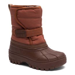 Winterstiefel bisgaard "pacson", M&auml;dchen, Gr. 28, orange (terracotta), Synthetik, Textil, Schuhe Winterstiefel, Klettstiefel mit Lammwolle, Gr&ouml;&szlig;enschablone zum Download