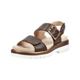 Ara Damen Riemchensandale "Ara Sandalen Leder", Gr. 36, braun, Leder, Schuhe