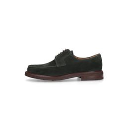 Henry Stevens Herren Schn&uuml;rschuh "Haywood N", Gr. 42dunkelgr&uuml;n, Kalbsvelours, Schuhe, Herren Businessschuh Schn&uuml;rschuh hangefertigt, Lederschuh