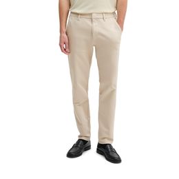 Marc O'Polo MARC O'POLO Herren Chinohose "aus elastischem Bio-Baumwollsatin", beige, Gr. 32, unifarben, Obermaterial: 99% Baumwolle, 1% Elasthan, Hosen
