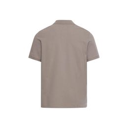 Camel Active Herren Poloshirt, beige, Gr. S, bestickt, unifarben, Piqu&eacute;, Obermaterial: 100% Baumwolle, Shirts, normale Passform, kurze &Auml;rmel,