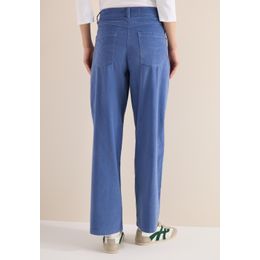 Cecil Damen Cordhosecoal blau, Gr. 32, unifarben, Web, 98% Baumwolle, 2% Elasthan, Hosen, in Cord-Optik
