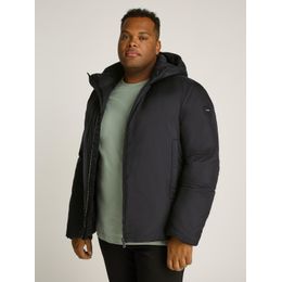 Herren Outdoorjacke "BT_NON QUILT PADDED HOOD JACKET", schwarz, Gr. XXXL, CALVIN KLEIN BIG & TALL, unifarben, Web, Obermaterial: 100% Polyester.