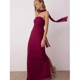 Trendyol Kleid Damen Gr&ouml;&szlig;e 38 beere Winterkleid