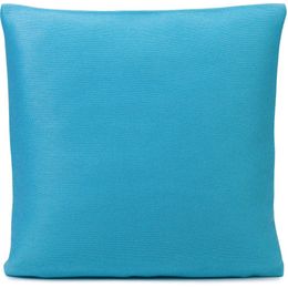 G&ouml;zze Dekokissen G&Ouml;ZZE, B:50cm L:50cm, blau, Obermaterial: 65% Polyacryl, 35% Polypropylen, Dekokissen_Sitzkissen_Kissenh&uuml;llen, "Rhodos"