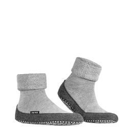 Falke Herren Haussocken "Cosyshoe", Gr. 45, grau, Merinowolle, Polyamid, Socken, mit Merinowolle & rutschhemmender Sohle, atmungsaktiv