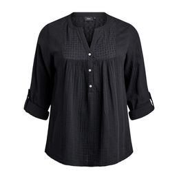ZIZZI Bluse 'Cavivu' Damen Gr&ouml;&szlig;e 9XL/10XL schwarz