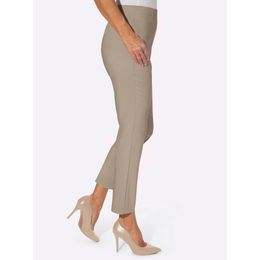 Classic Basics Damen Webhose, beige, Gr. 48, unifarben, 72% Viskose, 25% Polyamid, 3% Elasthan, Hosen