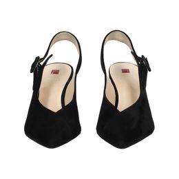 H&ouml;gl H&Ouml;GL Damen Slingpumps "H&ouml;gl Pumps Veloursleder", Gr. 38, schwarz, Veloursleder, Schuhe