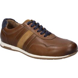Josef Seibel Herren Schn&uuml;rschuh "Colby 02, cognac-kombi", Gr. 41, braun, Obermaterial: 100% Rindsleder Leather cow., Schuhe