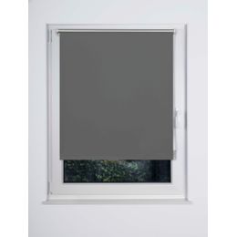 Seitenzugrollo mydeco, B:140cm H:160cm, grau, Polyester, Rollos, "Thermo Win Rollo", ab L&auml;nge120