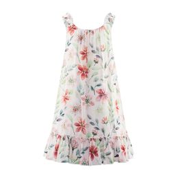 happy girls M&auml;dchen Sommerkleid "M&auml;dchenkleid"rose, Gr. 128, Stoff, 100% Baumwolle, Kleider