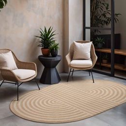 Teppich Ted Baker "Woodfield, Wendeteppich", jute wei&szlig;, B:160cm H:8mm L:230cm, Polypropylen, Teppiche, Teppich, Designteppich, Wetterfest, Pflegeleicht, Modern, Wohnzimmer, Terrasse