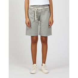 Gang Damen Jeansshorts "94NICA WORKER SHORTS", gr&uuml;n, Gr. 34, unifarben, Denim/Jeans, Obermaterial: 97% Baumwolle, 3% Elasthan, Jeans, mit Kordel