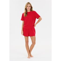 ENDURANCE ATHLECIA ATHLECIA Damen T-Shirt "Lexy", rot, Gr. 44, unifarben, 95% Baumwolle, 5% Elasthan, Shirts, in atmungsaktiver Qualit&auml;t