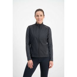 Funktionsweste CMP, Damen, Gr. 48, nero, Obermaterial: 100% Polyester, Westen Funktionsweste, mit reflektierenden Details, sportlicher Stil