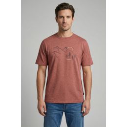 Funktionsshirt Killtec "KOS 78 MN TSHRT", Herren, Gr. XXL, ziegelrot, Obermaterial: 65% Polyester, 30% Baumwolle, 5% Elasthan, Shirts Funktionsshirt