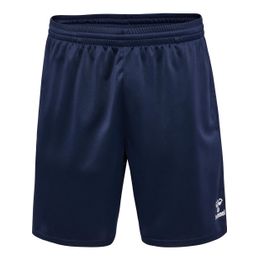 Shorts Hummel, Herren, Gr. S, N-Gr, blau (marine), Obermaterial: 100% Polyester, Hosen Shorts, schnell trocknend