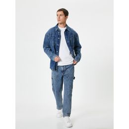 KOTON Jeans Herren Gr&ouml;&szlig;e 32 blue denim