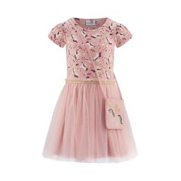 happy girls M&auml;dchen Sommerkleid "M&auml;dchenkleid"powder pink, Gr. 140, Stoff, 100% Polyester, Kleider