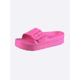 Siebi&acute;s Badepantolette SIEBI`S, Damen, Gr. 38, pink, Synthetik, Schuhe