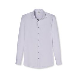 OLYMP Herren Businesshemd "OLYMP Level Five, Body Fit, Kent", lila, Gr. 44, 97% Baumwolle, 3% Elastolefin, Hemden