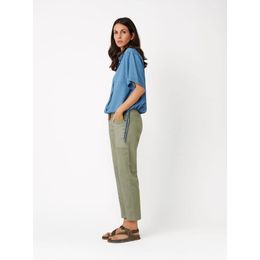 Toni Damen Stoffhose "Sue Joggpants 7/8", gr&uuml;n, Gr. 46, unifarben, Web, Obermaterial: 77% Baumwolle, 20% Polyamid, 3% Elasthan, Hosen, mit Stretch