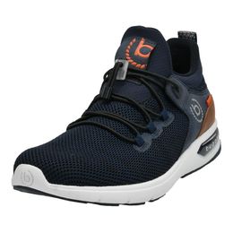 Bugatti Herren Slip-On Sneaker, Gr. 46, blau, Lederimitat, Textil, Schuhe, Slipper, Freizeitschuh, Trekking Schuh mit Schnellverschluss