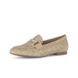 Slipper Gabor "Slipper", Damen, Gr. 40, beige, Schuhe Slipper