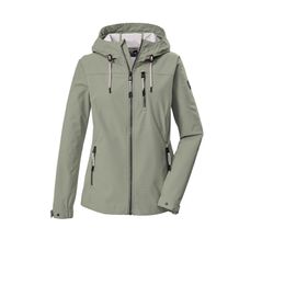 G.I.G.A. by Killtec Damen Softshelljacke "GS 111 WMN SFTSHLL JCKT"seagrass, Gr. 36, G.I.G.A. DX BY KILLTEC, Obermaterial: 100% Polyester, Jacken, mit regulierbarer
