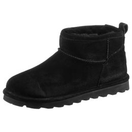 Bearpaw Damen Winterboots "SHORTY", Gr. 38, schwarz, Veloursleder, Schuhe, Winterstiefel, Schlupfstiefel mit herausnehmbarer Innensohle