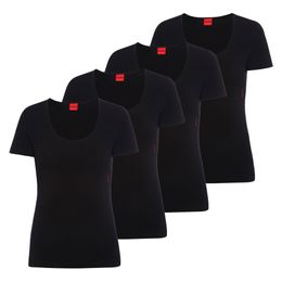 Hugo T-Shirt Damen Gr&ouml;&szlig;e L rot / schwarz