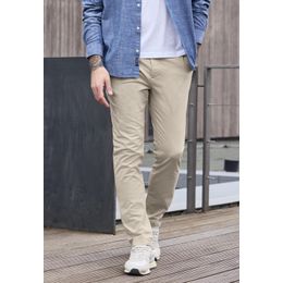 Street One MEN Herren Chinohosesandstone beige, Gr. 40, unifarben, Web, 98% Baumwolle, 2% Elasthan, Hosen, Middle Waist