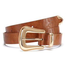 Lascana Damen H&uuml;ftg&uuml;rtel "Hoseng&uuml;rtel, Cowboyg&uuml;rtel, Anzugg&uuml;rtel, Westerng&uuml;rtel, G&uuml;rtel", braun, Gr. 100, Lederimitat, G&uuml;rtel, f&uuml;r Hosen, Jeans &