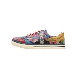 DOGO Sneaker low 'DOGO Sneaker - Frida-Kahlo-in-Letters' Damen Gr&ouml;&szlig;e 37 bunt
