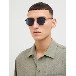 Jack & Jones Sonnenbrille JACK & JONES "JACRYDER SUNGLASSES NOOS", Herren, asphalt detail:j2197, 00, unifarben, Sonnenbrillen Sonnenbrille