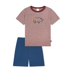 Schiesser Shorty ' Kids Nightwear ' Jungen Gr&ouml;&szlig;e 104 blau / rot